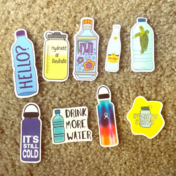 Typo | Office | Water Sticker Pack | Poshmark